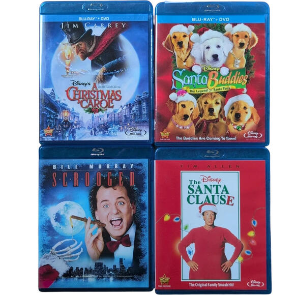Disney | Media | Disney Christmas Bluray 4 Lot A Christmas Carol ...